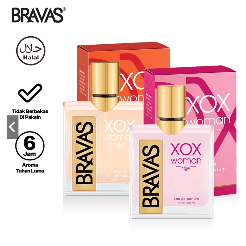 Jual BRAVAS Paket XOX Parfume Wanita 100 ML | Shopee Indonesia