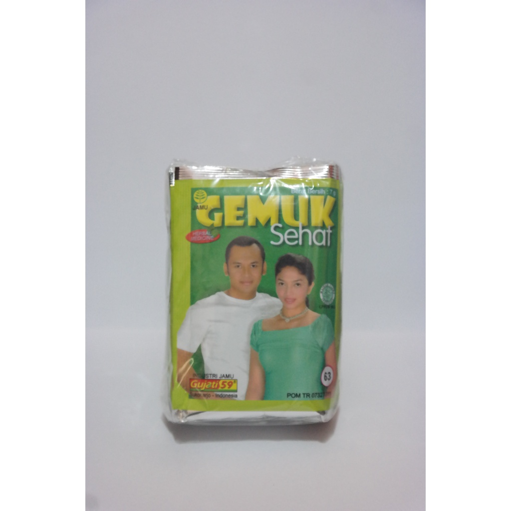 Jual GUJATI - JAMU GEMUK SEHAT (ISI 10 SACHET) | Shopee Indonesia