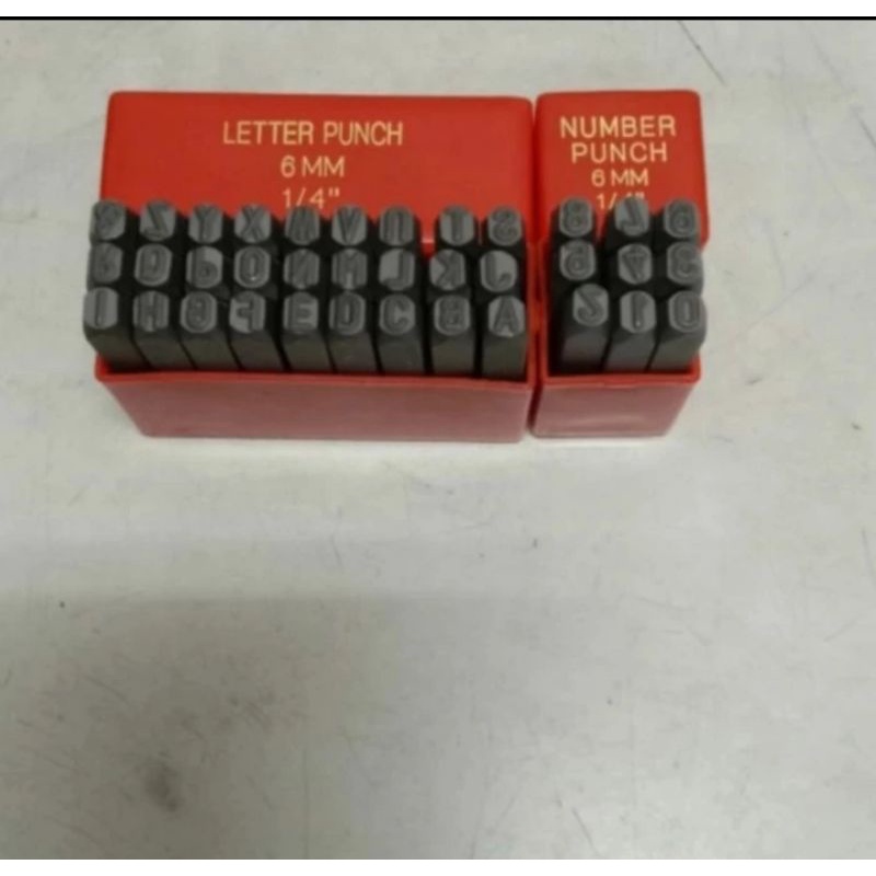 Jual mata ketok angka dan huruf ukuran 6mm - ketok rangka mesin angka ...