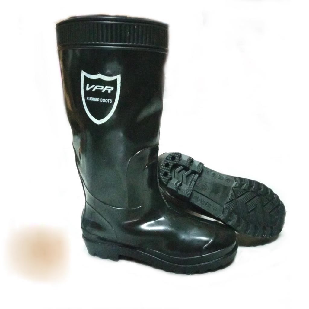 Jual Sepatu Boot Tinggi VPR/WILMER standar saafety HITAM APD Kontruksi ...
