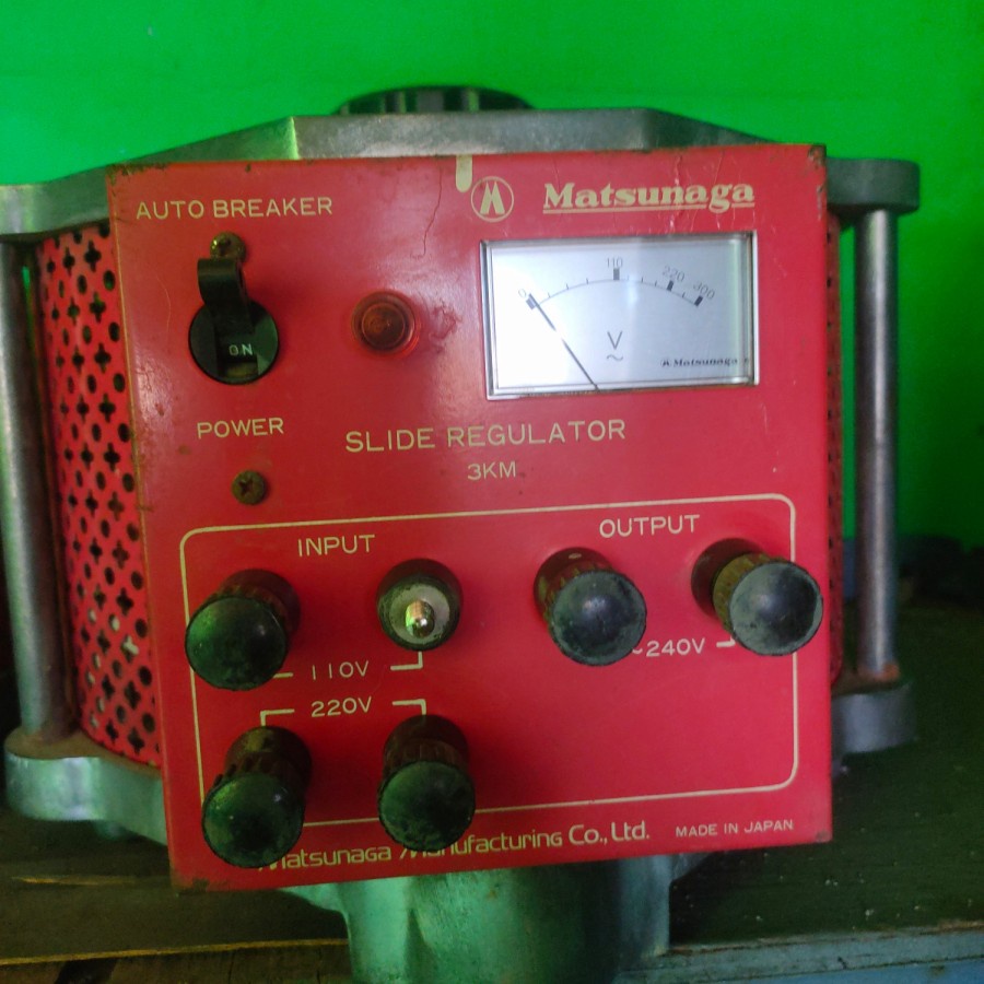 Jual slide regulator Matsunaga 3kva made in japan | Shopee Indonesia