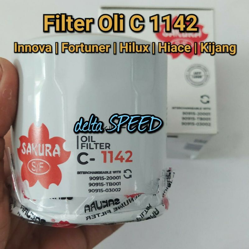 Jual SAKURA Filter Oli Innova| Fortuner | Hilux | Hiace | Kijang - Oil ...