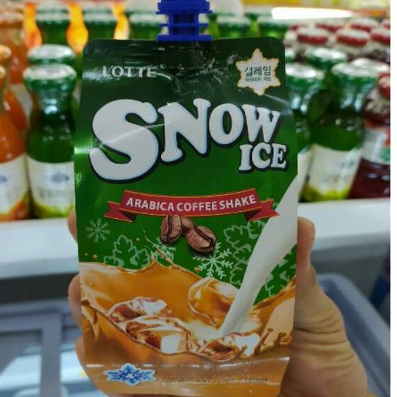 Jual Lotte Snow Ice Arabica Coffee Shake - Es Rasa Kopi Vanila 160ml ...