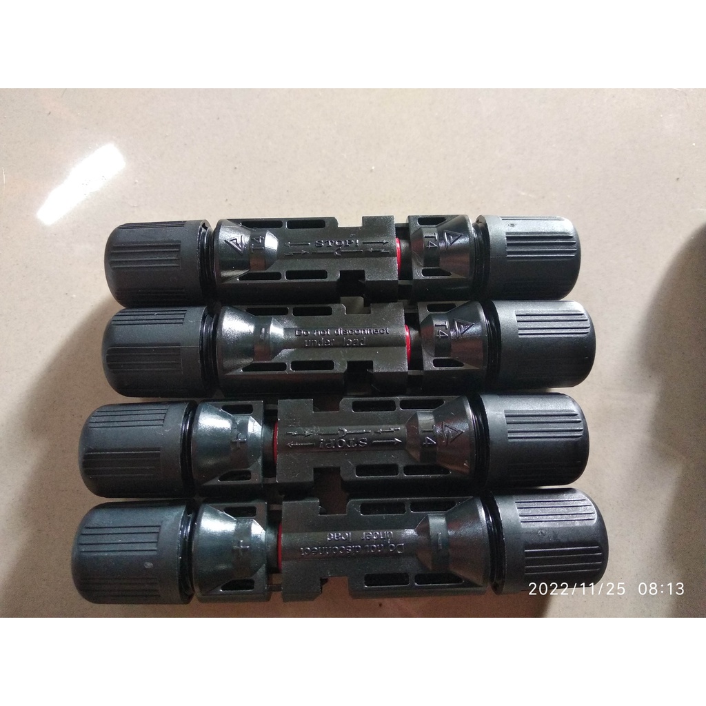 Jual Konektor MC4 socket set female male solar panel kualitas bagus ...
