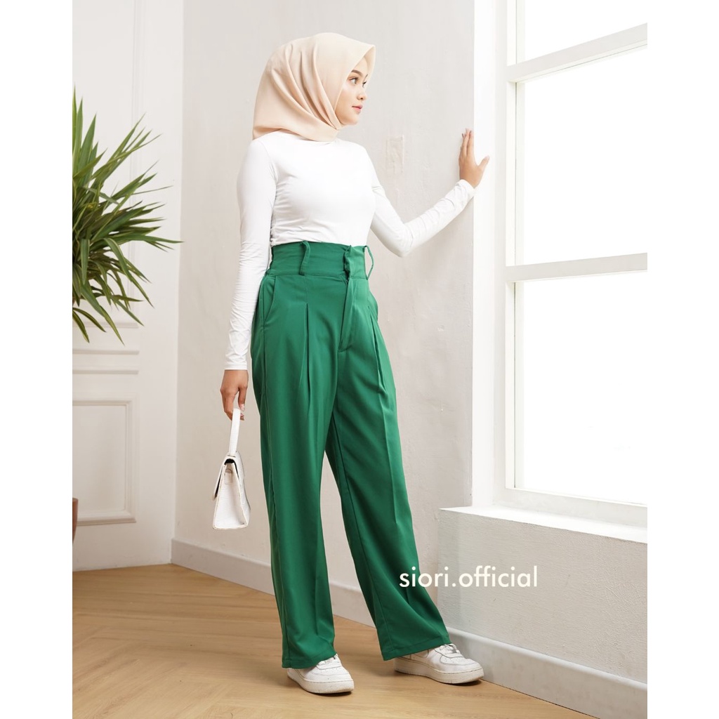 Jual Camellia Pants celana kulot wanita highwaist polos korean style by ...