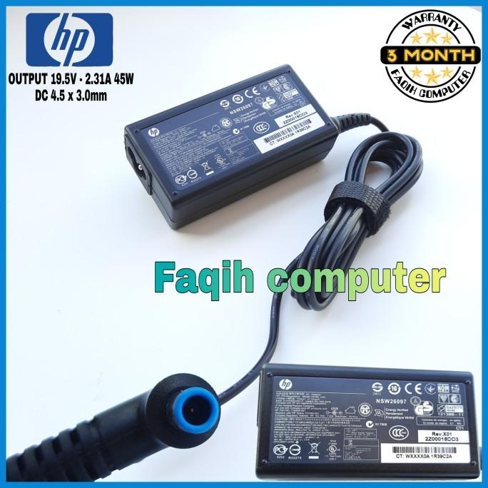 Jual Adaptor Charger Laptop Hp 15-DB0010AU 19.5V-2.31A 45W Blue Pin ORI | Shopee Indonesia