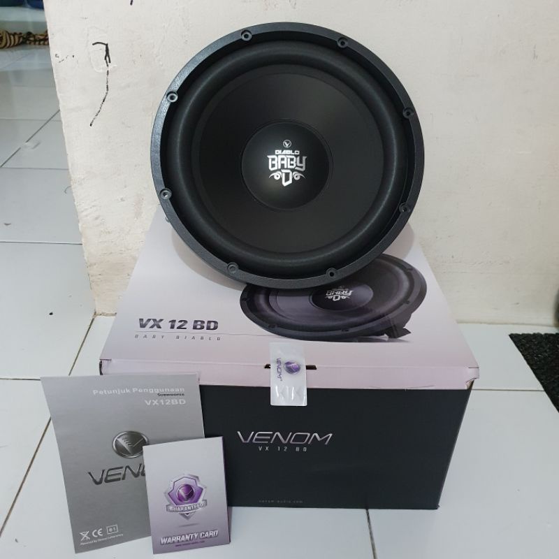 Jual Subwoofer Venom Baby Diablo VX12BD 12 inch | Shopee Indonesia