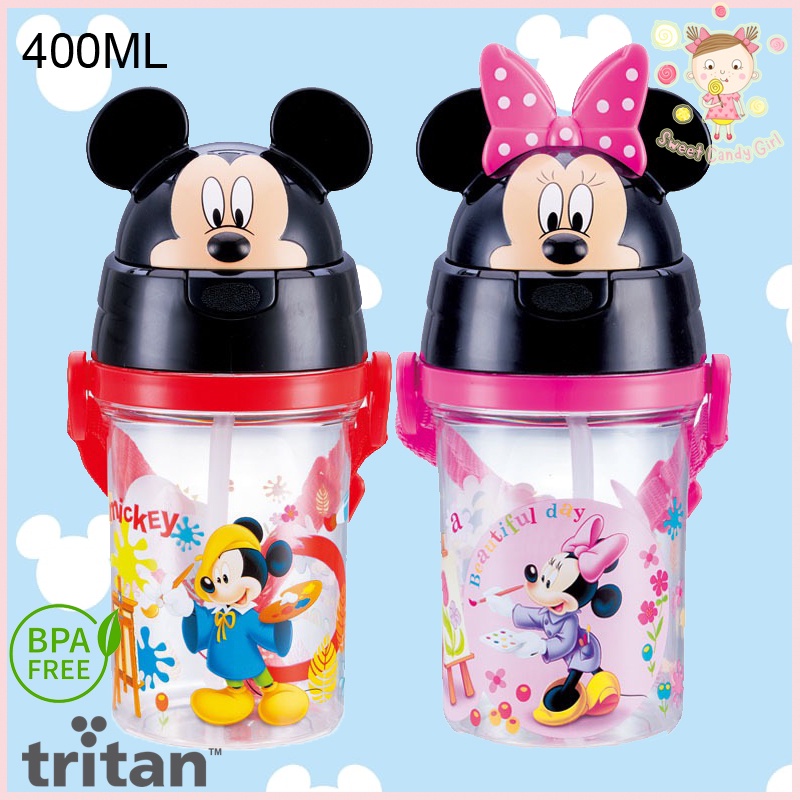Jual BOTOL MINUM SEDOTAN ANAK TRITAN BPA FREE BENTUK MICKEY 400ML | Shopee Indonesia