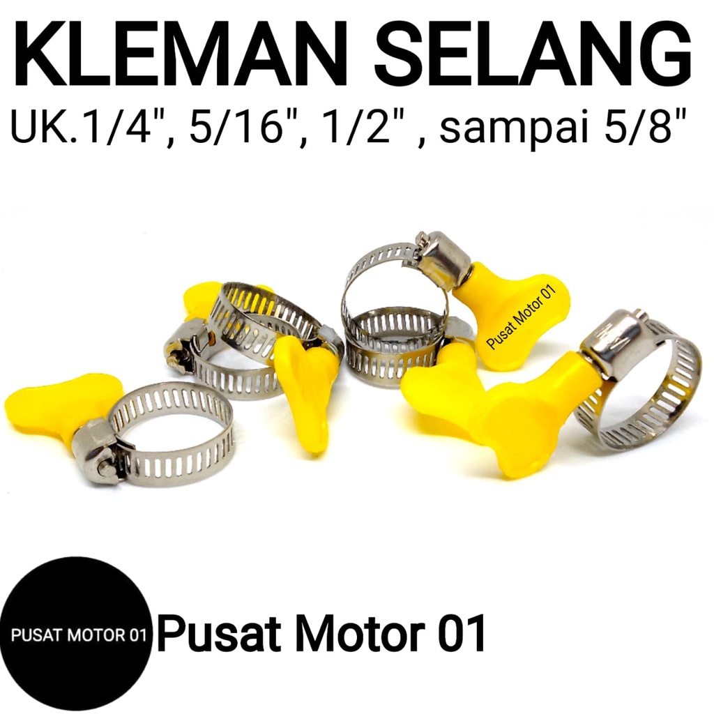 Jual Klem Kuping Klem Selang Kompressor Klem Kompresor Klem Selang 1/4 ...