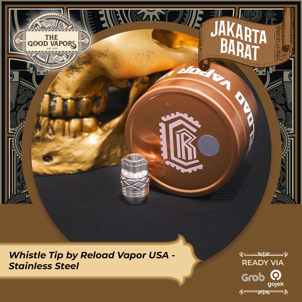 Jual Reload Whistle Tip Stainless Steel By Reload Vapor USA | Shopee ...