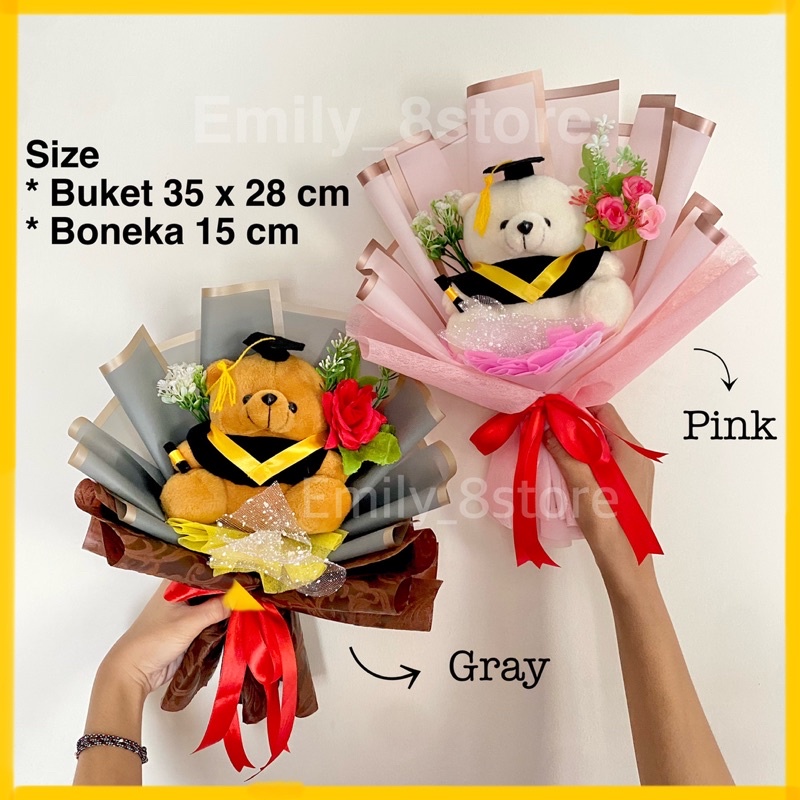 Jual (DiKirim Hari Ini) Ready Buket Bunga Wisuda | buket bunga palsu ...