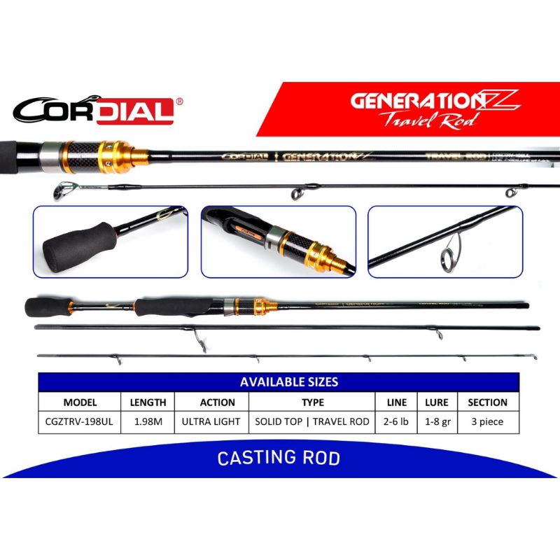 Jual joran ultra light cordial generation z , samurai x, gen z travel ...