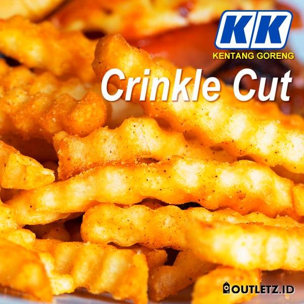 Jual KK Frozen French Fries Shoestring / Crinkle Cut 1kg | Shopee Indonesia