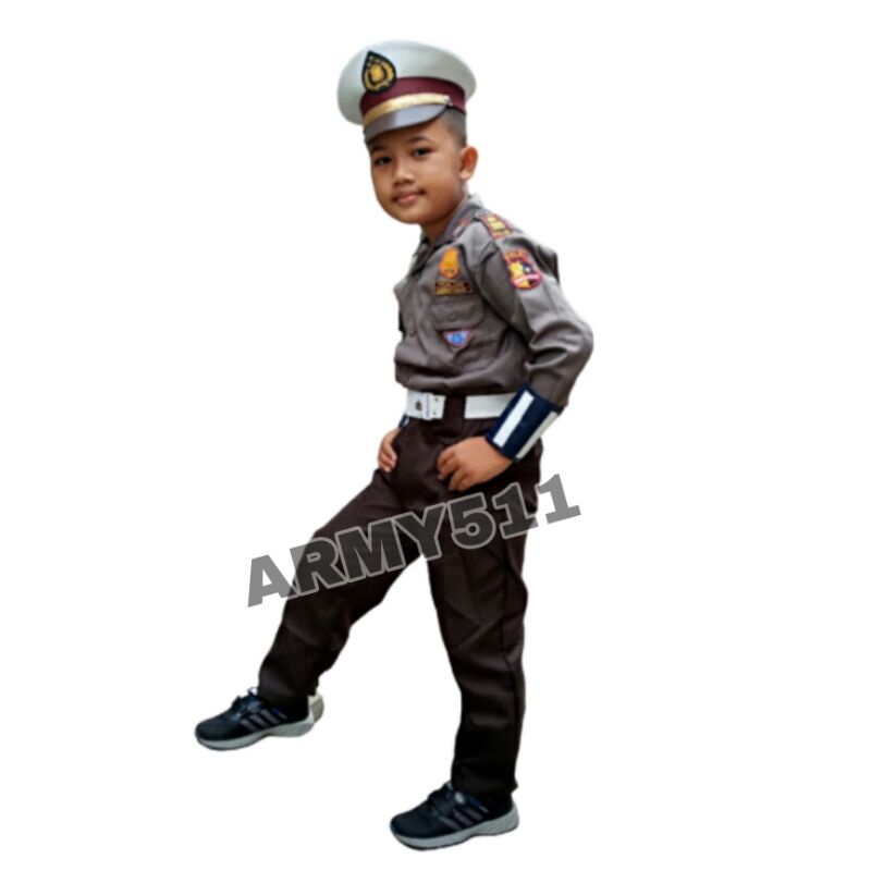 Jual SERAGAM POLISI ANAK UMUR 8 9 10 TAHUN BAJU PROVESI ANAK TK ...