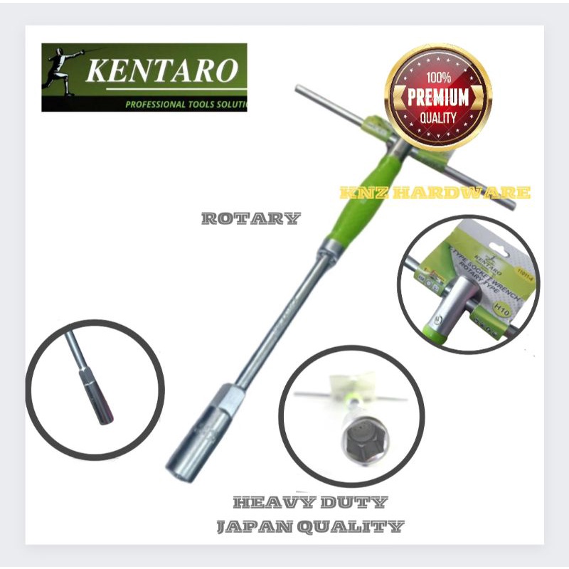 Jual KUNCI SOK SOCK T MATA SOCK ROTARY PUTAR HEAVY DUTY KENTARO ...
