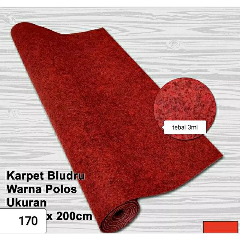 Jual Karpet tebal warna polos. karpet lantai warna polos 170cm x 200cm ...