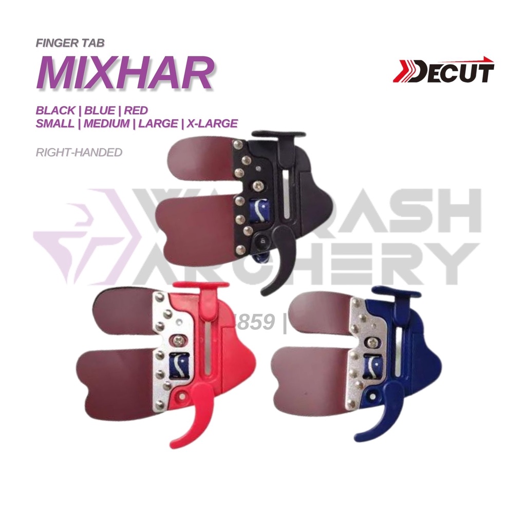 Jual DECUT MIXHAR Leather Finger Tab Recurve | Shopee Indonesia
