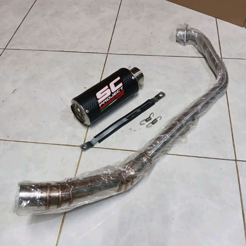 Jual Knalpot SC Project Fulisestem pnp Motor Sport 150cc | Shopee Indonesia
