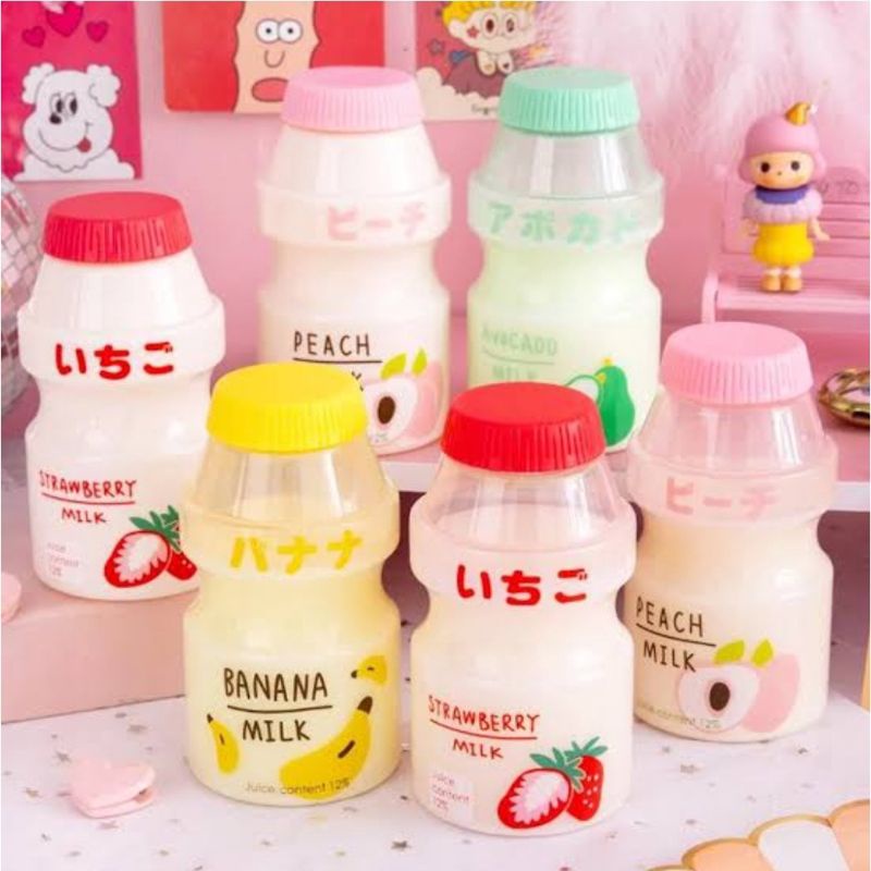 Jual Botol Minum Anak Model Yakult Botol Fruity Ala Korea 480ml | Shopee Indonesia