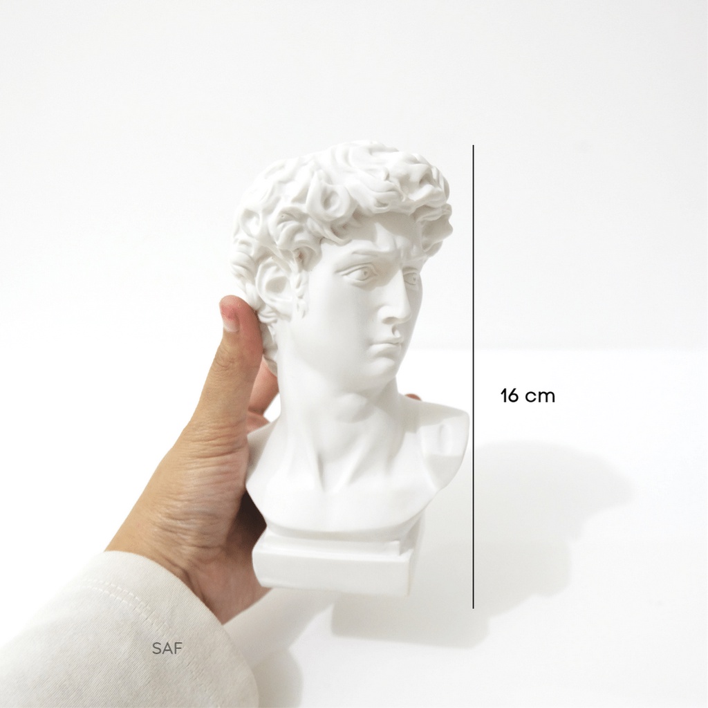 Jual SAF properti photo mini pilar romawi kuno - sculpture head props ...