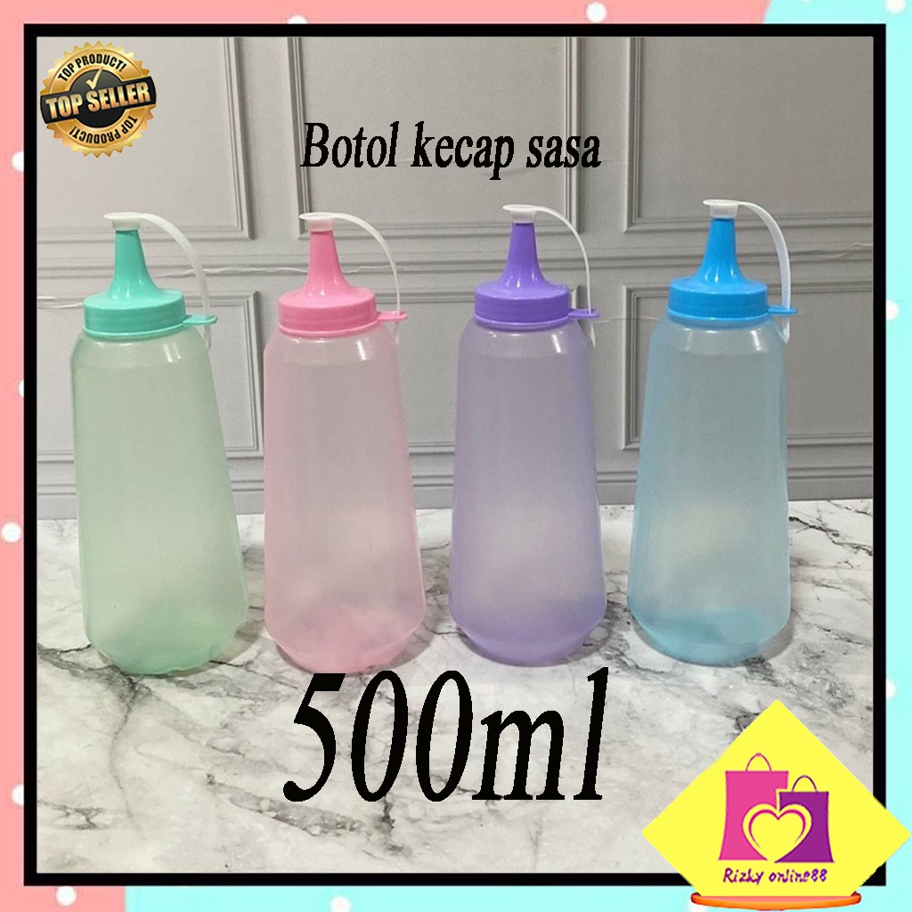 Jual Rizkyonline88 Botol kecap sasa ukuran 500ml BKS205 | Shopee Indonesia