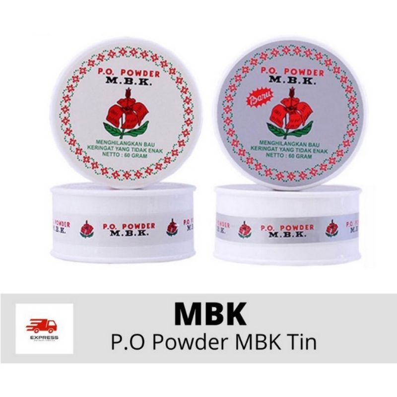 Jual MBK Bulat Bedak TIN BULAT Putih 60gr dan Silver 60gr | Shopee ...