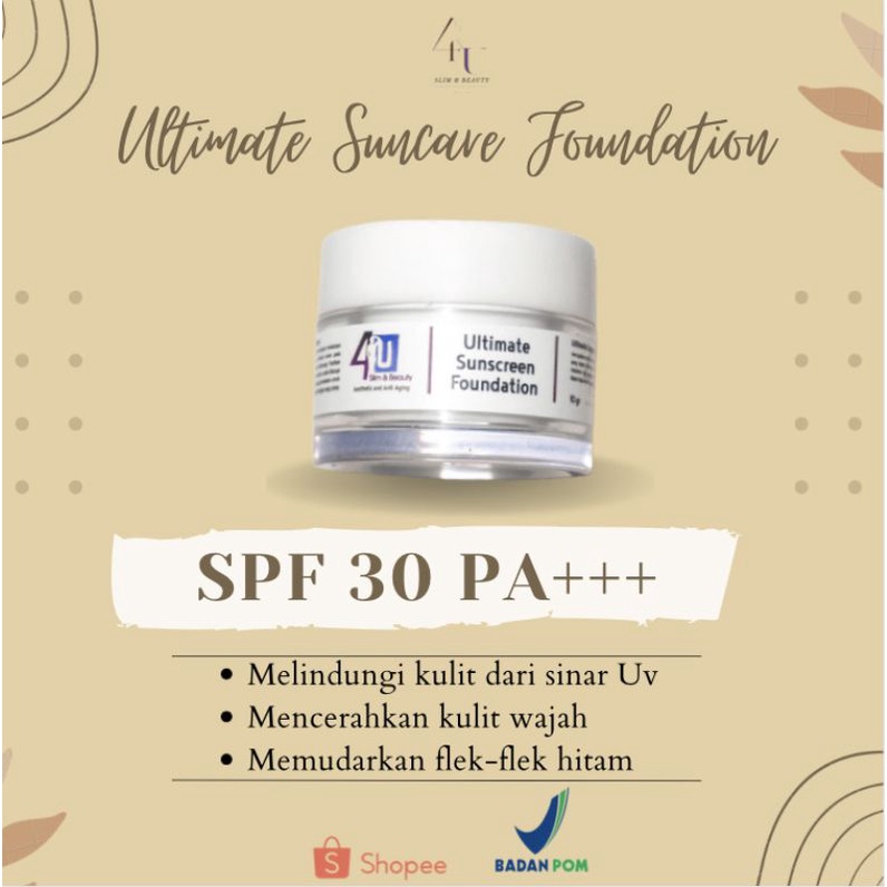 Jual ULTIMATE SUNSCREEN FOUNDATION | Shopee Indonesia