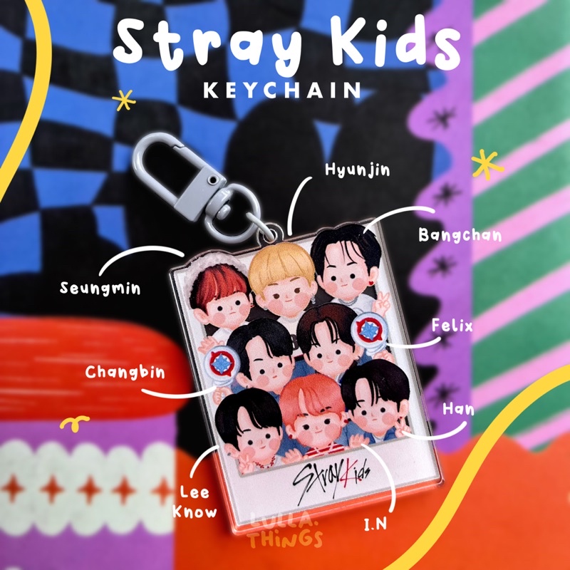 Jual STRAY KIDS merch / skz / keychain sticker sheet | Shopee Indonesia