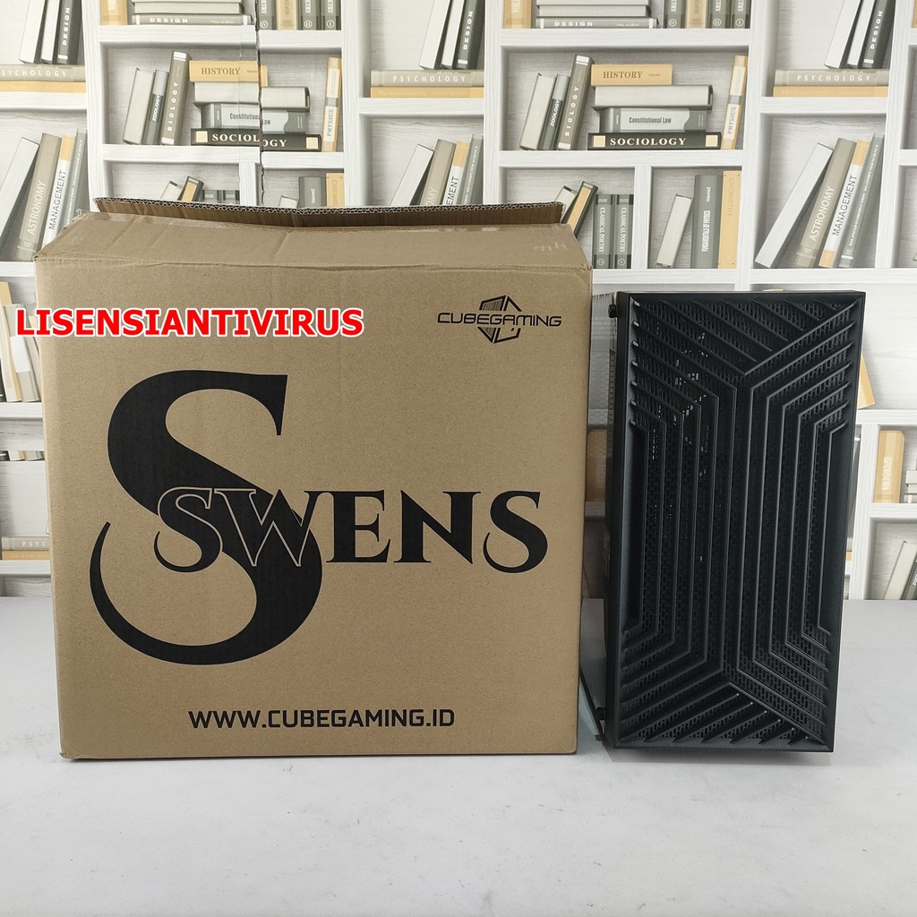 Jual Casing Gaming Cube Gaming SWENS BLACK Free 3pcs RGB Fan Tempered Glass | Shopee Indonesia