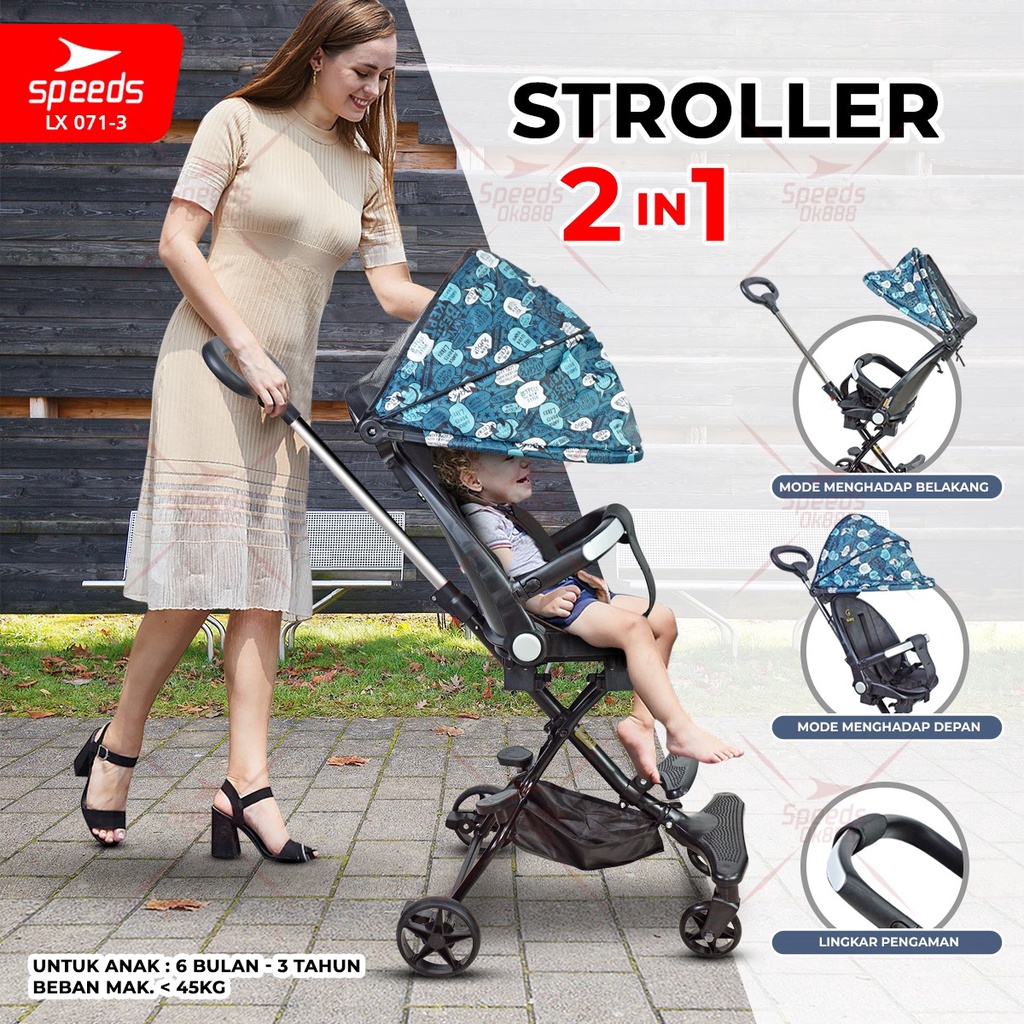 Jual Stroller Bayi Kursi Dorong Bayi 3 Roda Mini Trike Baby Stroller ...