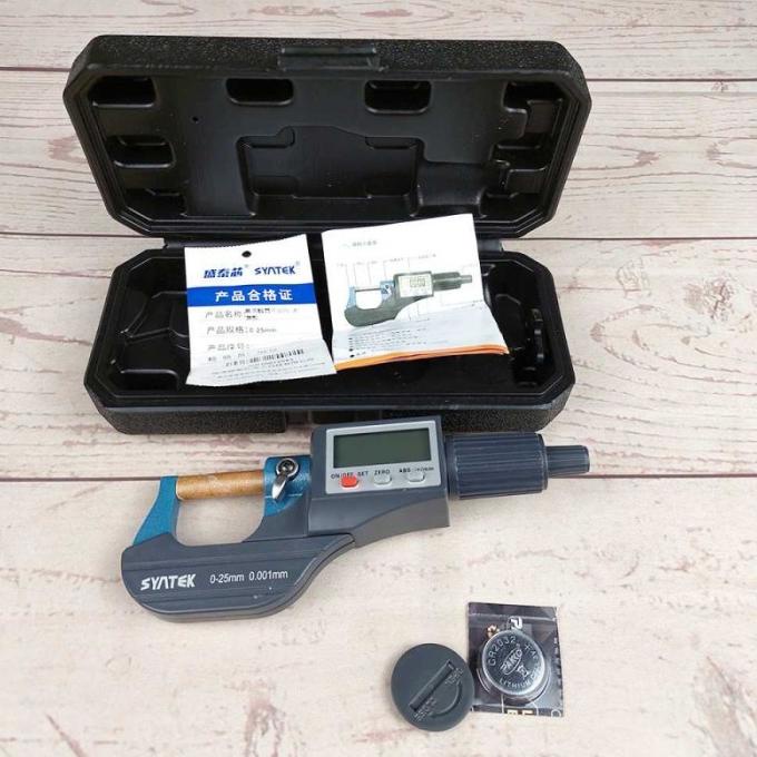 Jual Alat Ukur Ketebalan Digital Micron Caliper Micrometer Gauge 0-25Mm ...