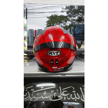 Jual HELM KYT TT COURSE LIMITED EDITION DEADPOOL | Shopee Indonesia