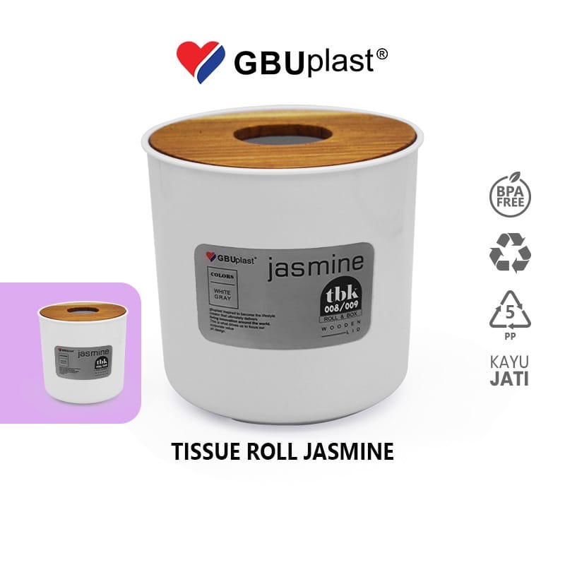 Jual Tempat Tissue Roll Jasmine Bulat | Tempat Penyimpanan Tisu Bulat ...