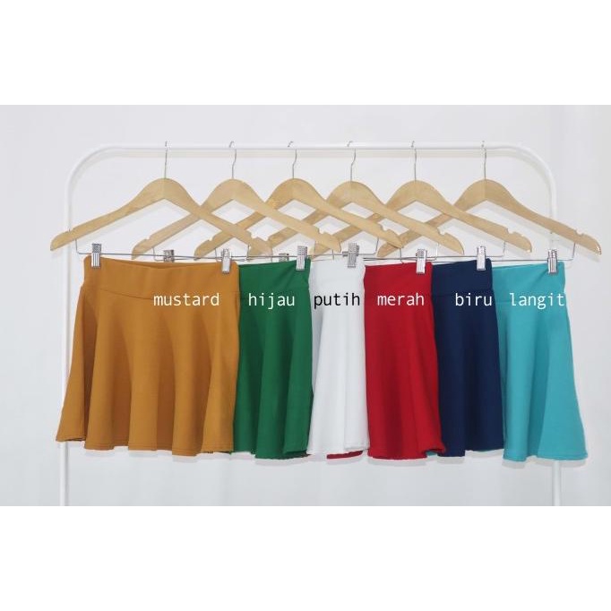 Jual Model Baru Rok Flare Korea / Mini Skirt / Flare Skirt / Rok Mini ...