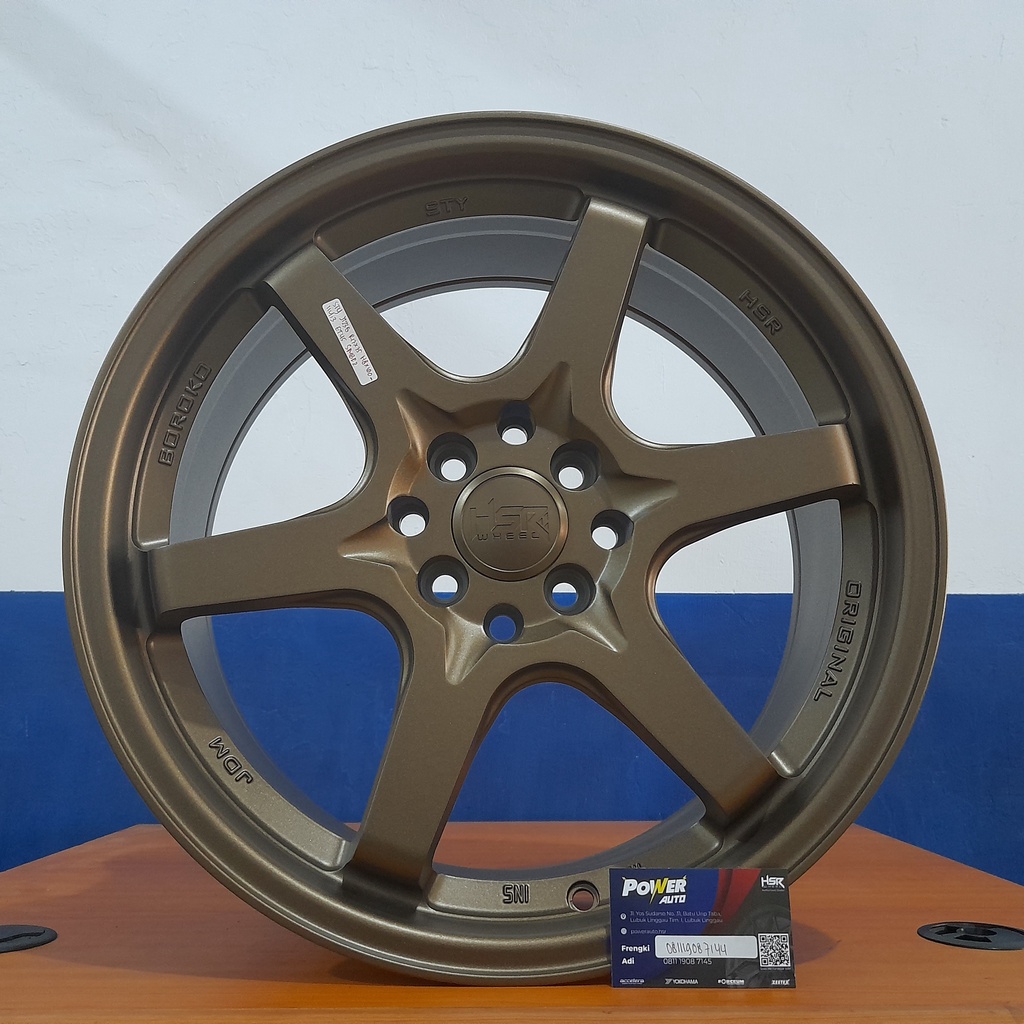 Jual VELG MOBIL JDM RING 17 LOBANG 4 WARNA BRONZ BALENO SWIFT MIRAGE ...