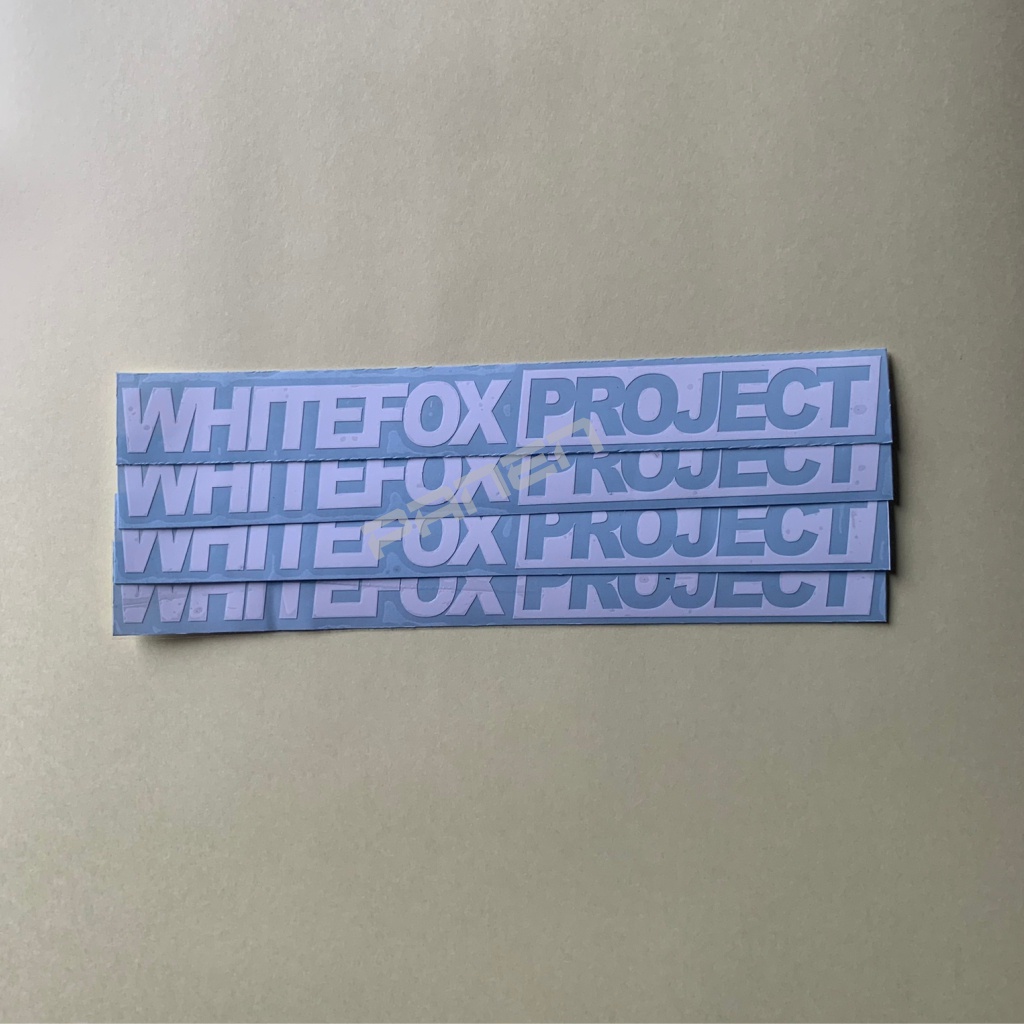 Jual STICKER STIKER CUTTING VIRAL WHITEFOX PROJECT | Shopee Indonesia