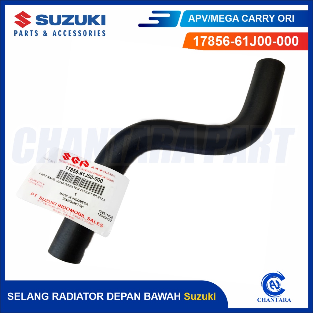 Jual SELANG RADIATOR 17856-61J00-000 SELANG RADIATOR DEPAN BAWAH SUZUKI ...
