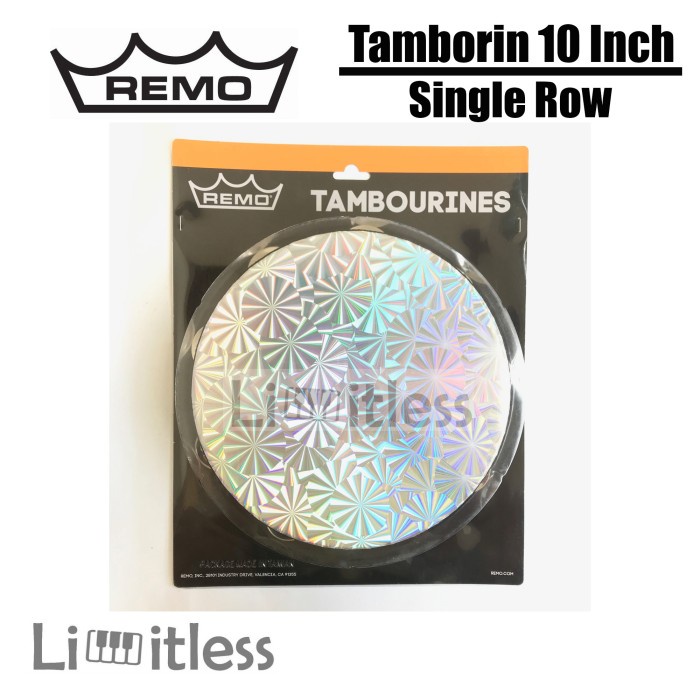 Jual Tamborin Remo 10 Inch Single / Double Row Tambourine Original ...