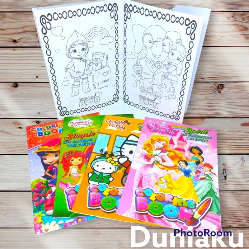 Jual mainan edukasi buku mewarnai anak / buku sketsa gambar / buku ...