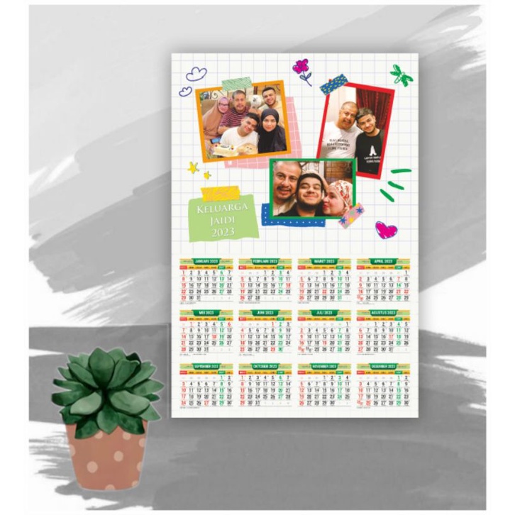 Jual KALENDER CUSTOME FREE DESIGN PART 1 || KALENDER FULL CUSTOME ...