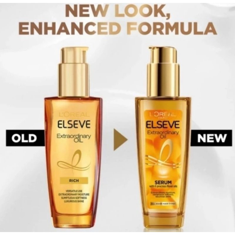 Jual LOREAL ELSEVE EXTRAORDINARY OIL HAIR RICH VITAMIN RAMBUT 100ML ...
