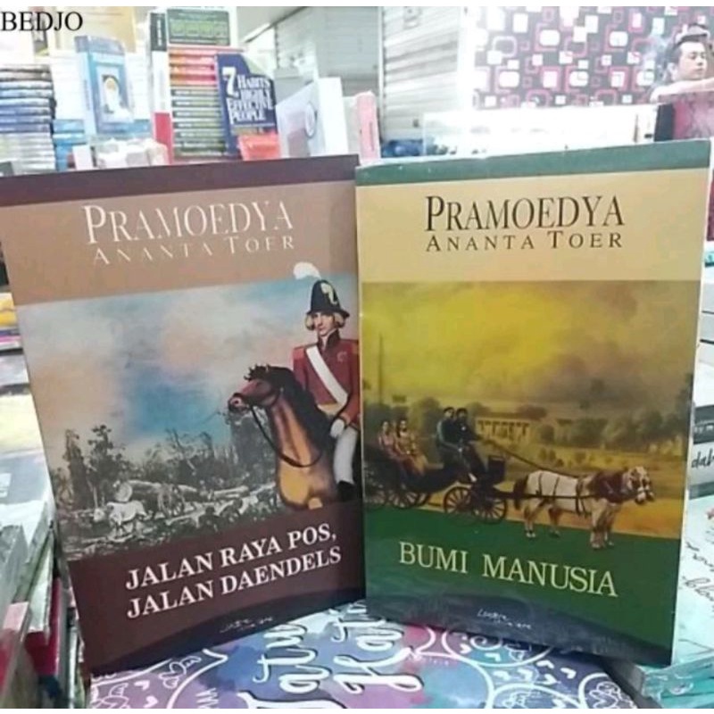 Jual paket 2 buku BUMI MANUSIA DAN JALAN RAYA POS - Pramoedya Ananta ...