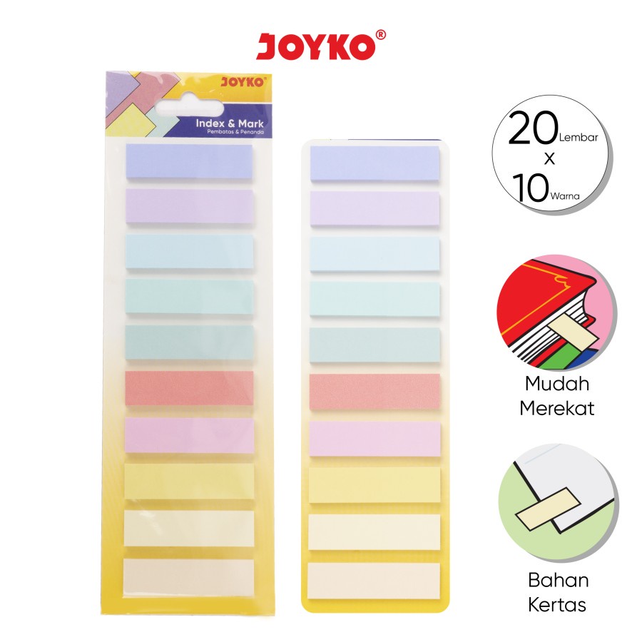 Jual INDEX MARK JOYKO IM-65 PAPER MATERIAL | MEMO STICK BAHAN KERTAS ...