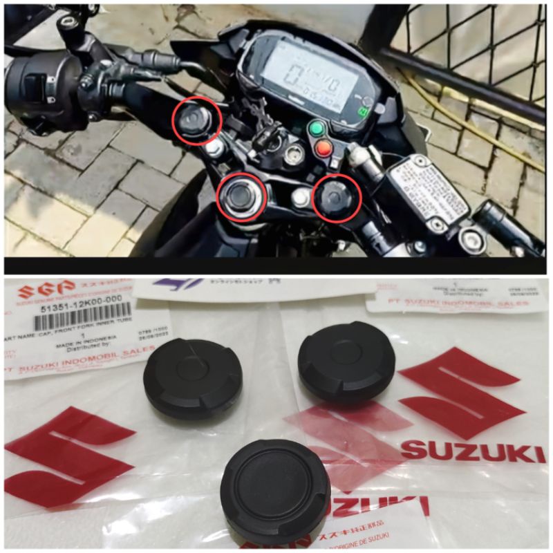 Jual Tutup CAP CUP baut as sok Shockbreaker tutup segitiga Satria Fu fi ...