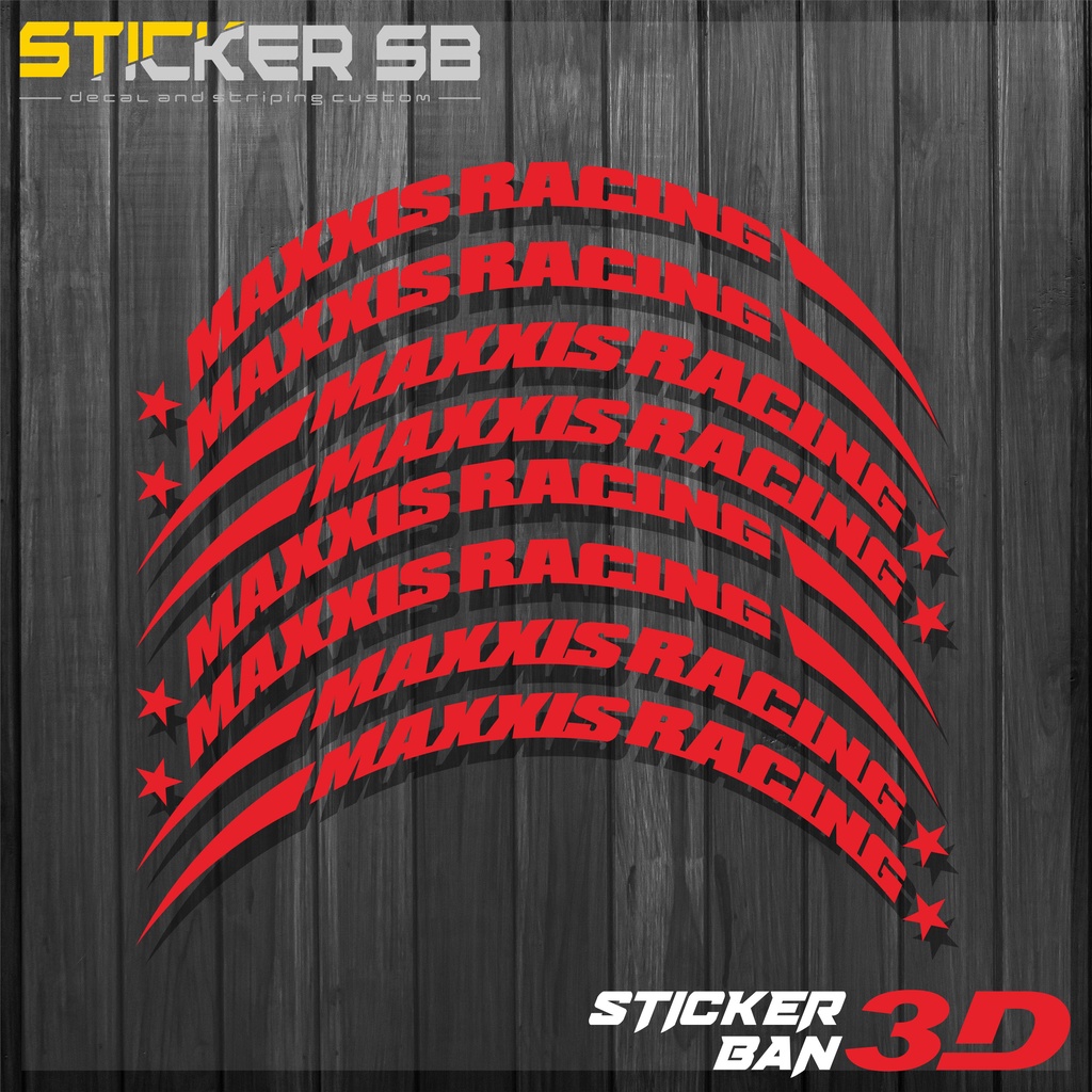 Jual Stiker Ban - Stiker Tire Bomb / Stiker Font Ban sticker ban 3D ...