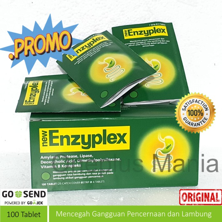 Jual NEW ENZYPLEX ISI 100 TAB | Shopee Indonesia