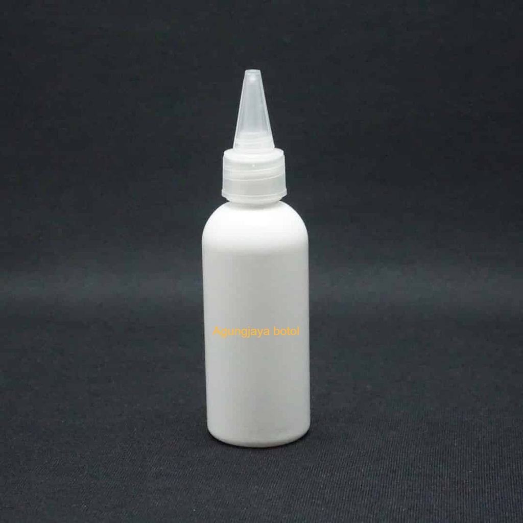 Jual Botol Pet 60 ml BR Putih Tutup Kerucut Neck 18 / Botol Pet / Botol ...