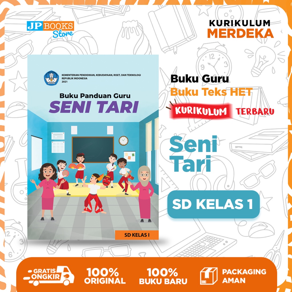 Jual JP Books – Buku Guru Teks Het Kurmer Sekolah Seni Tari Sd Kelas 1 - Kurikulum Merdeka ...
