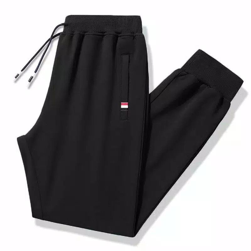 Jual Celana training peria joger panjang celana polos wanita Hitam ...