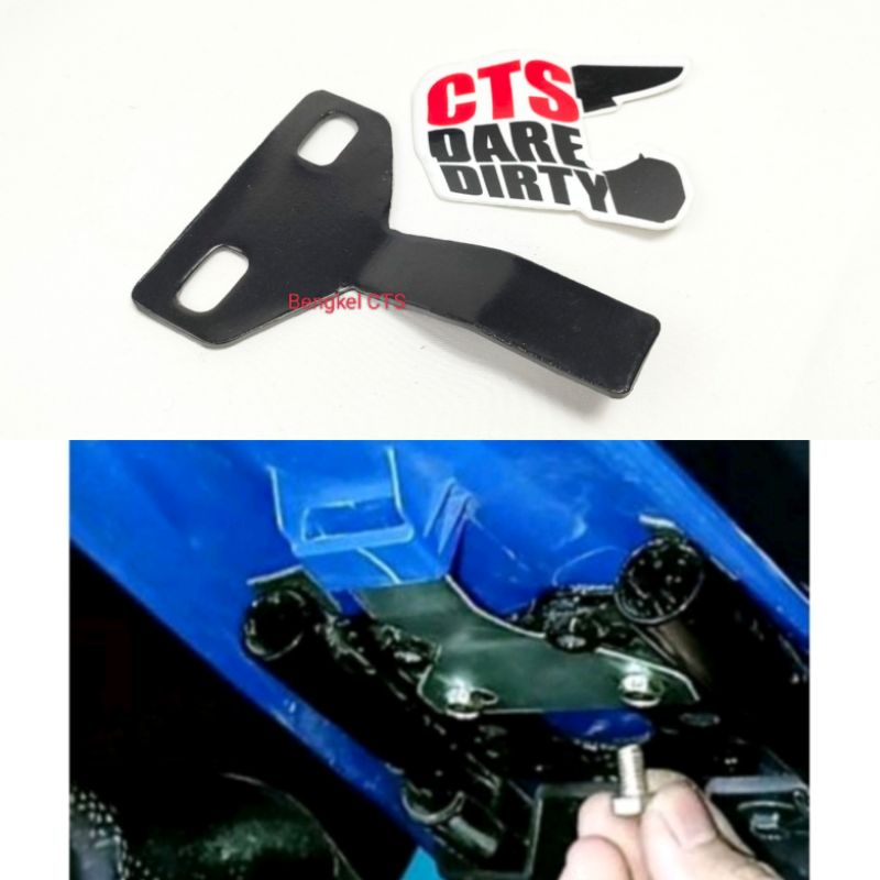 Jual Plat Spakbor Belakang WR 155 Bracket Dudukan Penurun Slebor Yamaha ...